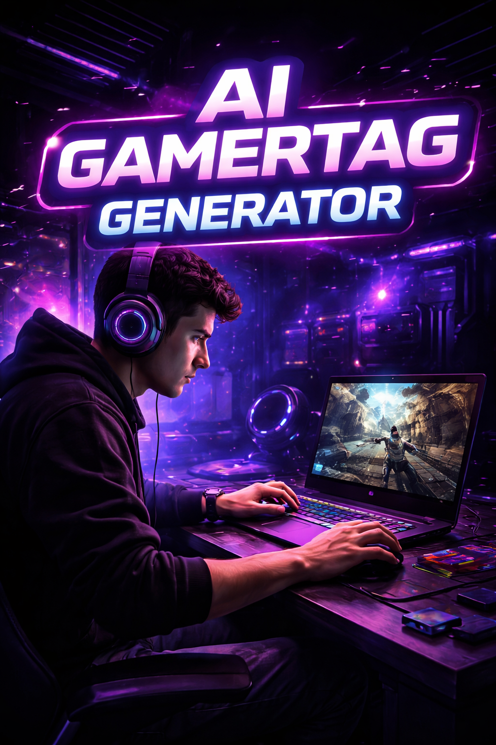 AI Gamertag Generator | Xbox, PS5, PC & Funny Name Creator